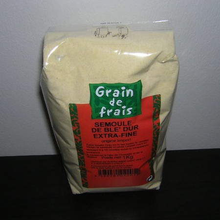 Achat SEMOULE DE BLE DUR EXTRA FINE, Légumes Secs de la sociï¿½tï¿½ ...